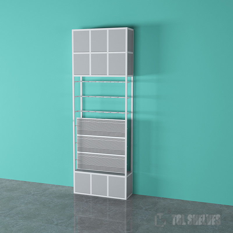 6 layers Convenience Store Rack , Display Shelving For Retail Stores 30 ...