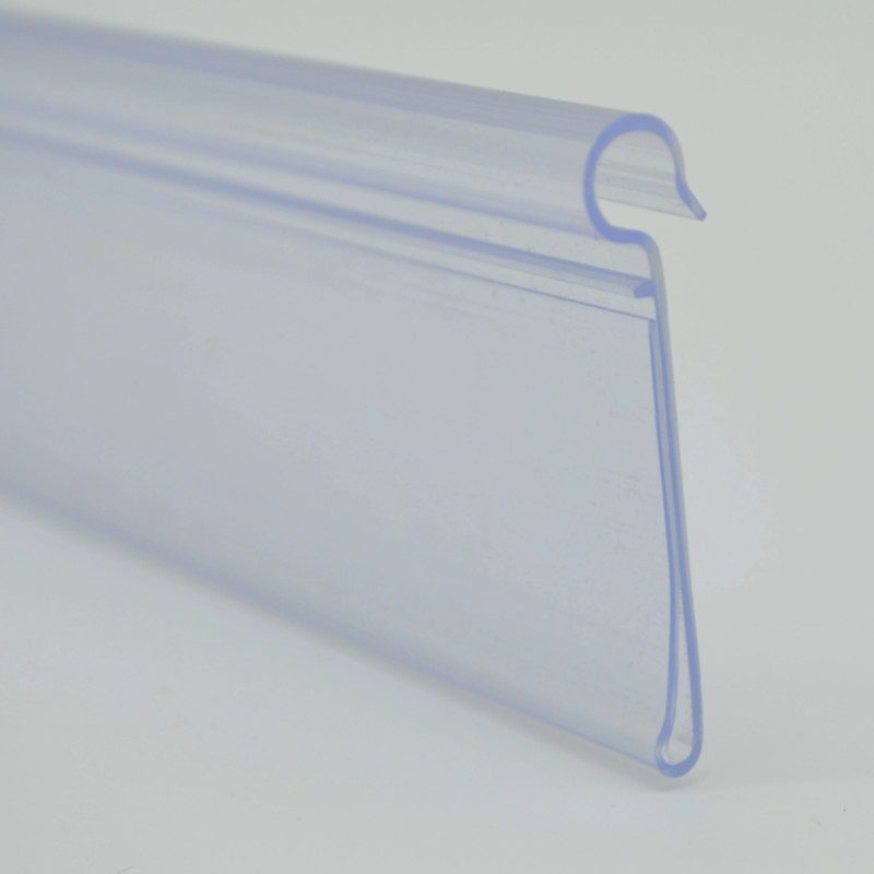 Transparent Shelving Accessories Plastic Price Tag Holder 1200mm 900mm ...